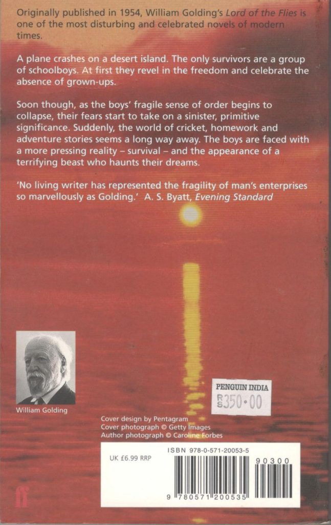 William Golding by Lord of The Flies - Malik Booksellers & Stationers