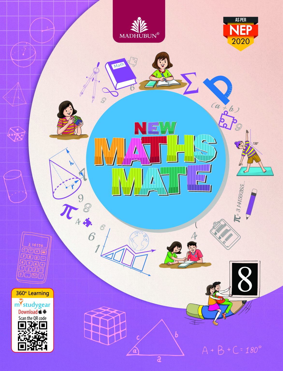 Madhuban Maths Mate Mathematic Textbook for Class 8 - Malik Booksellers ...