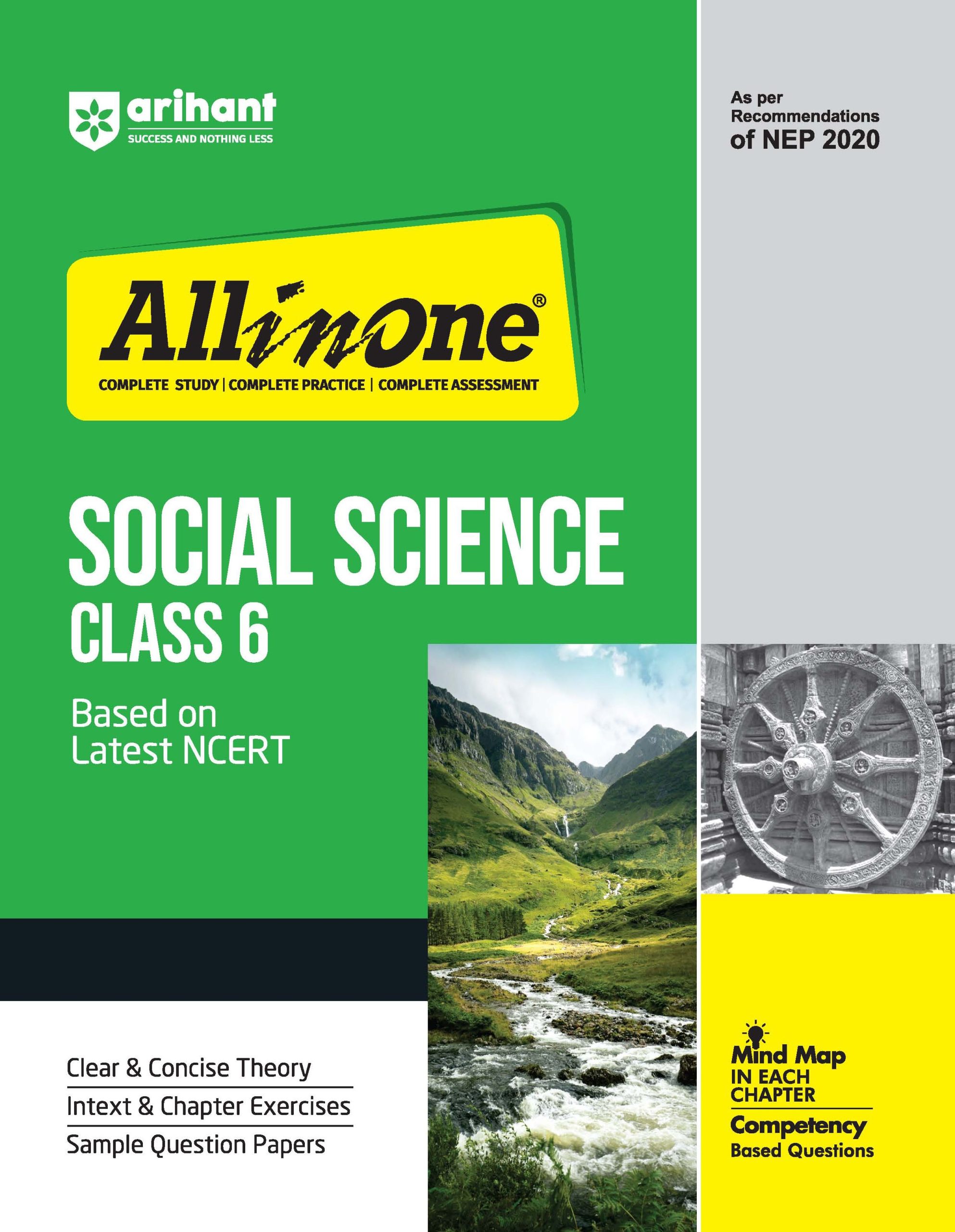 Arihant All In One NCERT Based Social Science For Class 6 2025