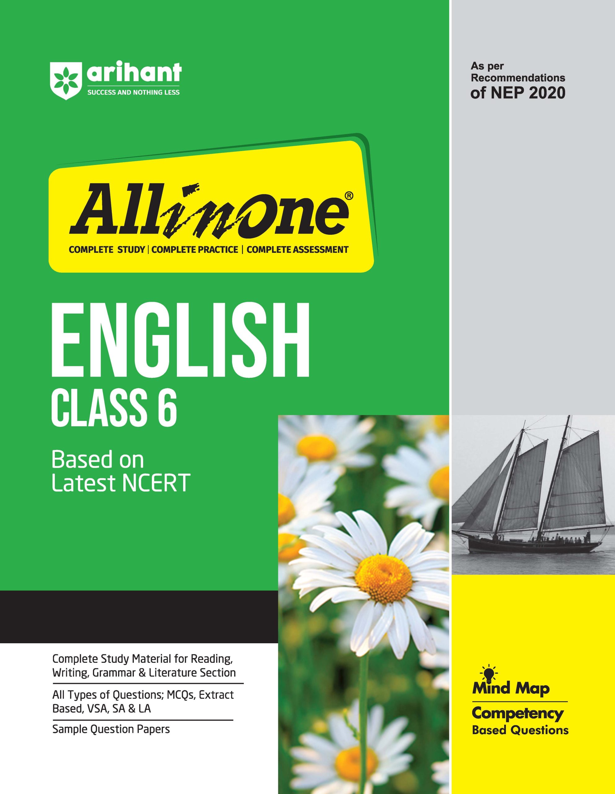 Arihant All In One NCERT Based English for Class 6 (2025) - Malik ...