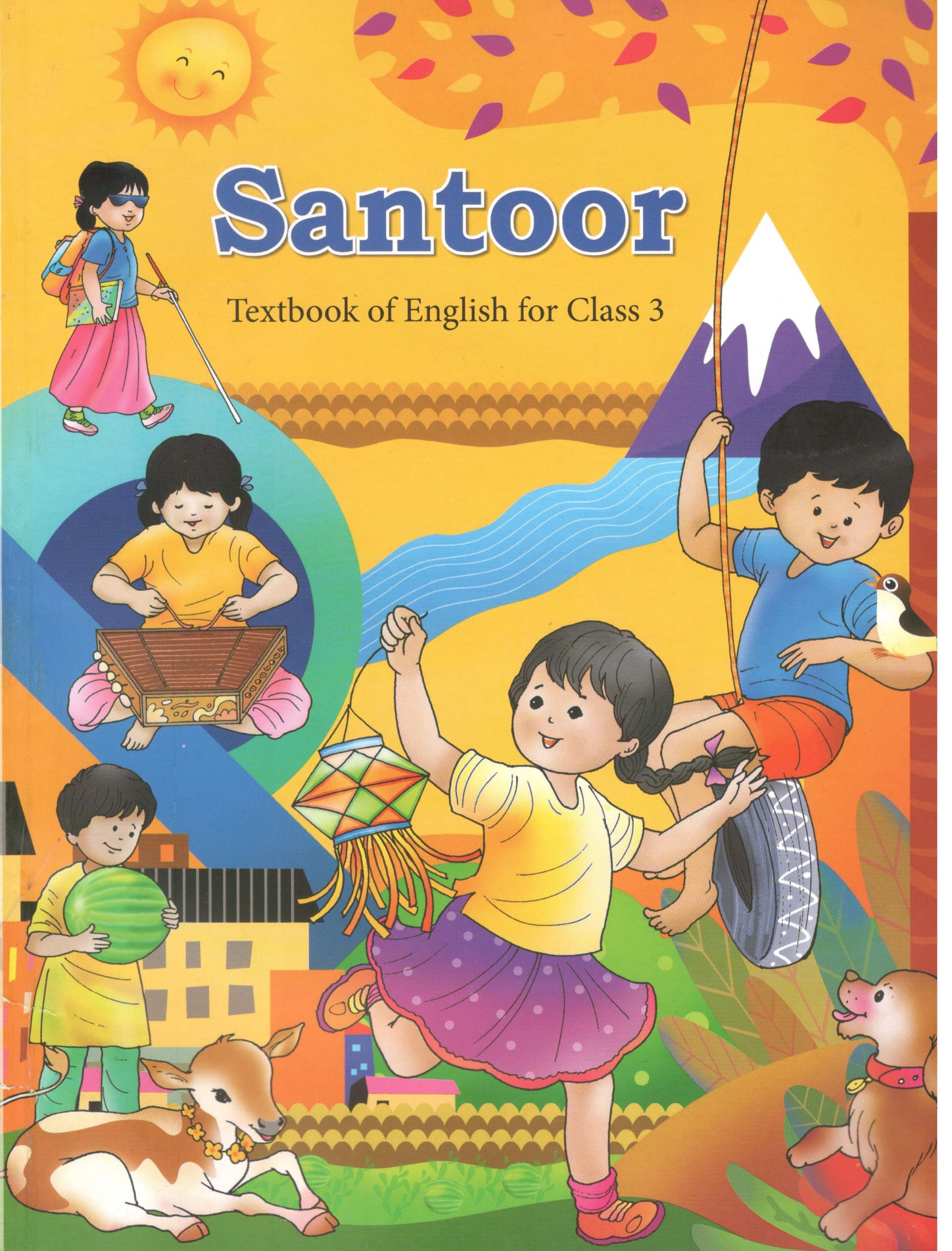 NCERT Santoor Textbook Of English For Class 3 With Binding Malik