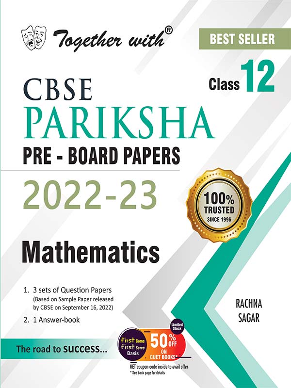 Rachna Sagar Together with CBSE Pariksha Pre-Board Papers Mathematics ...