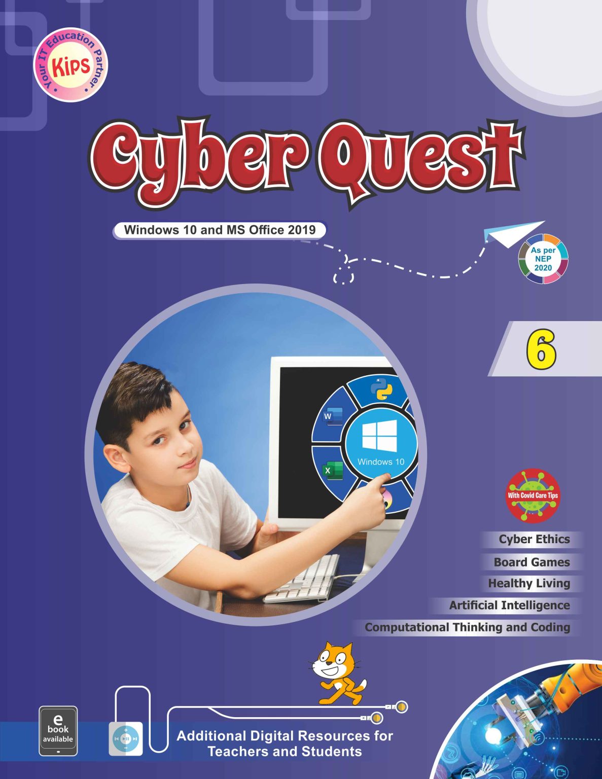 Kips learning Cyber Quest Windows 10 and Office 2019 Textbook for Class ...