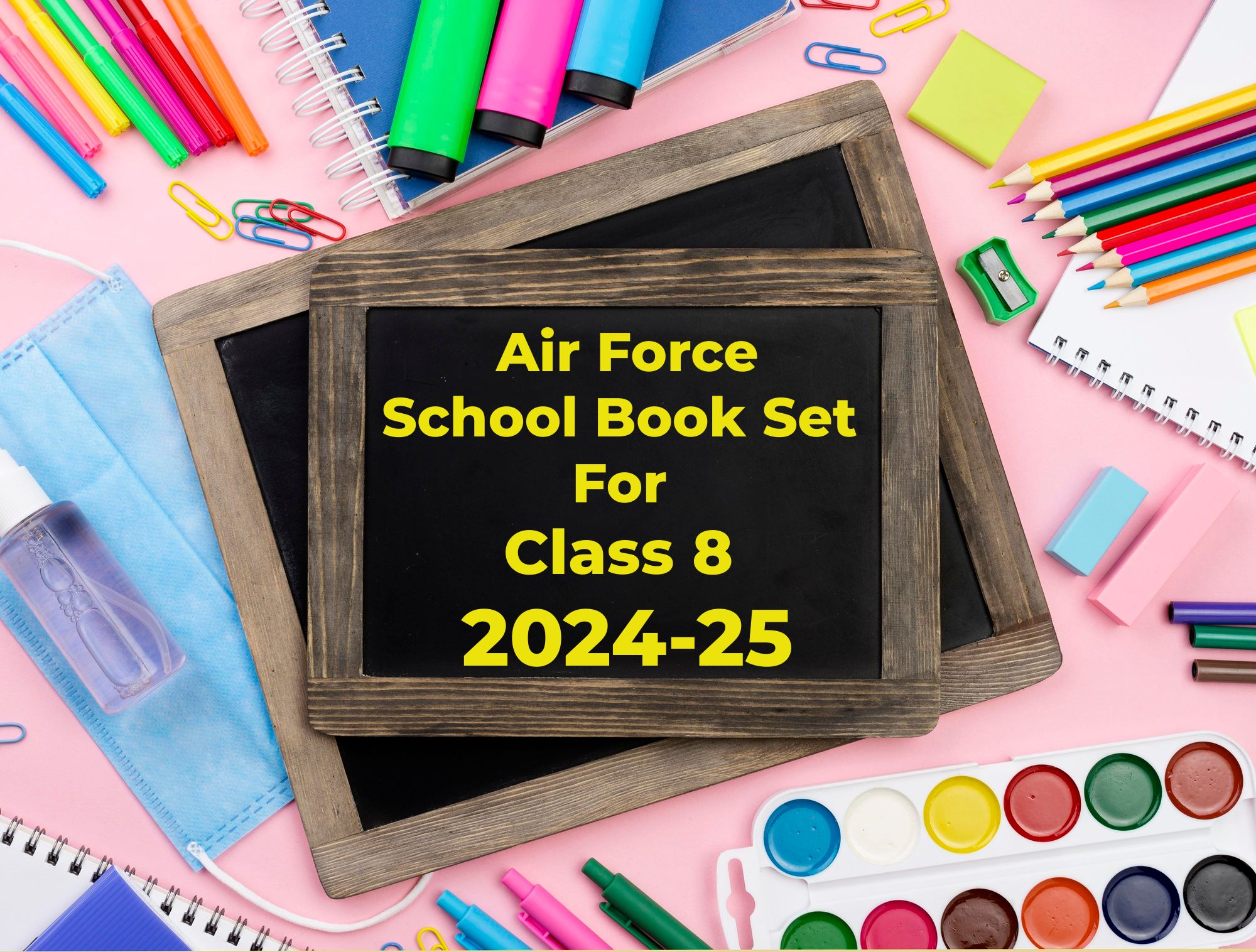 Air Force School Book Set for Class 8 (2024-25) - Malik Booksellers & Stationers