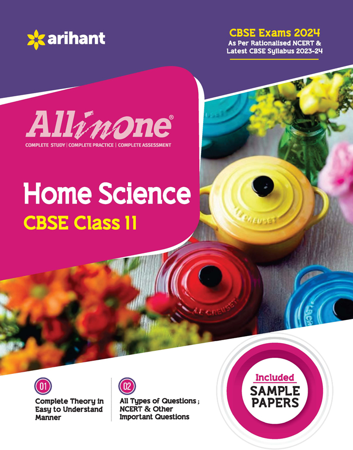 Arihant All In One NCERT Based Home Science for Class 11 (F937) 2024 ...