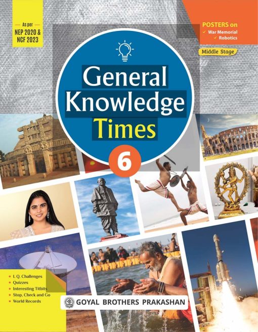 Goyal Brothers General Knowledge Times for Class 6 (2025-26 Edition ...