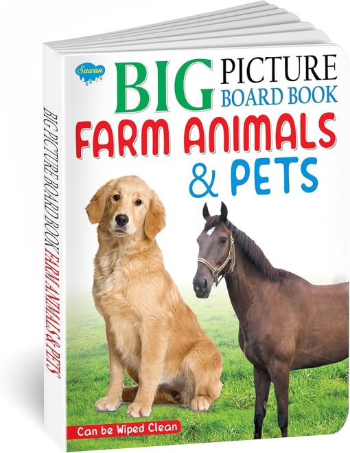 Manoj Big Picture Board Books Farm Animals & Pets - Malik Booksellers ...
