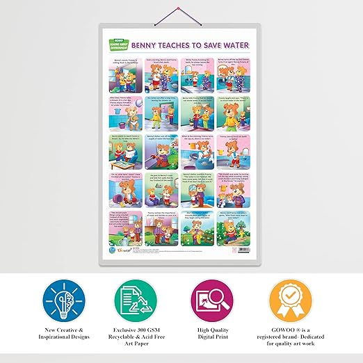 Gowoo 2 in 1 Benny Stories Chart ( Benny Learns to Recycle & Bunny ...