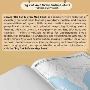 Gowoo Big Cut & Draw ( Outline Maps Political & Physical 100pc ...