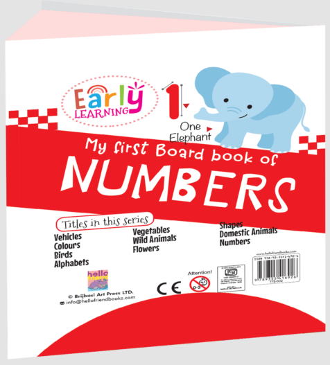 Hello Book My First Board Book of Numbers - Malik Booksellers & Stationers