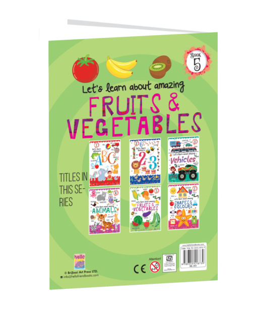 Hello Book Let's Learn About Amazing Fruits & Vegetables (Board Book ...