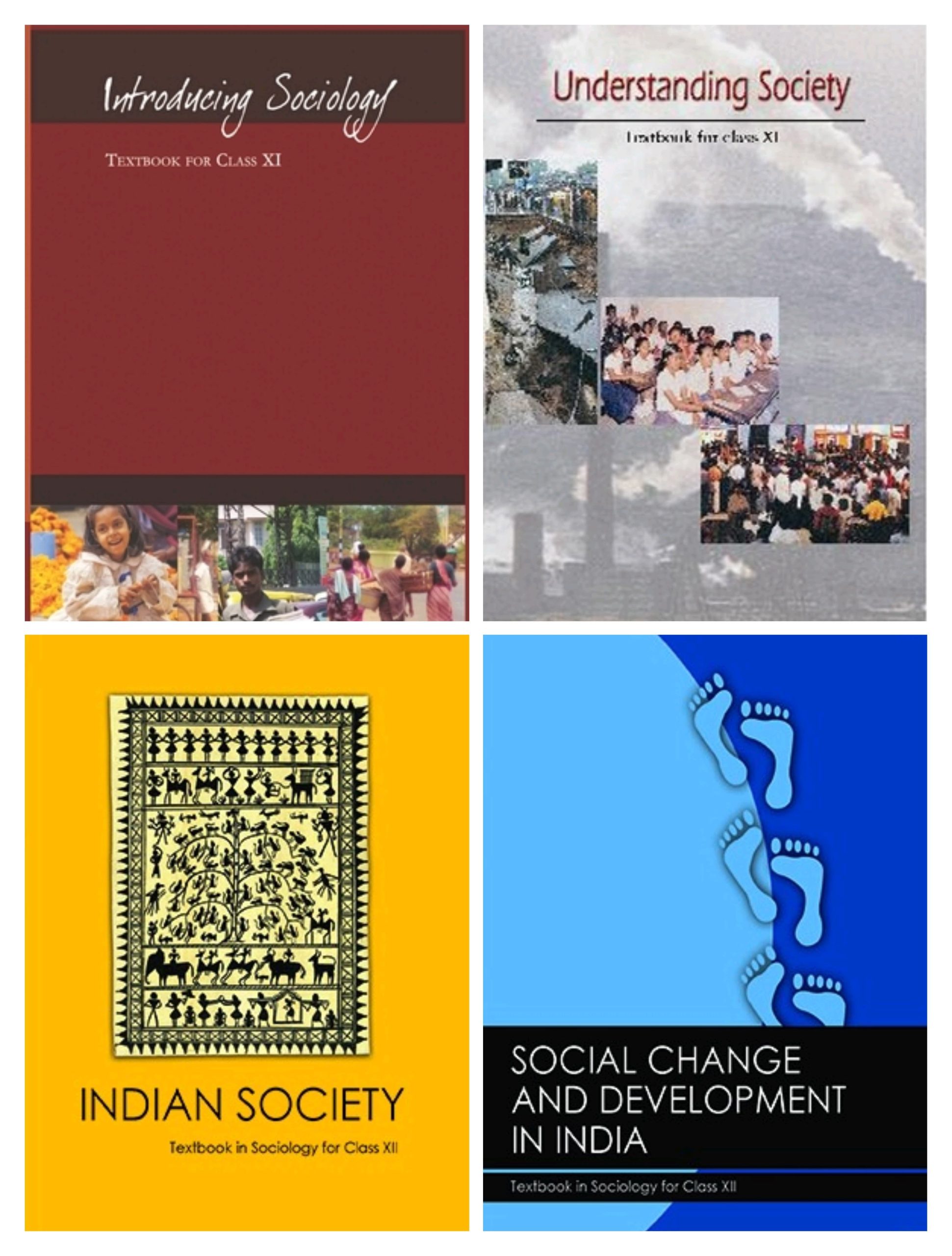 NCERT Sociology Books Set of Class -11 to 12 for UPSC Exams (English ...