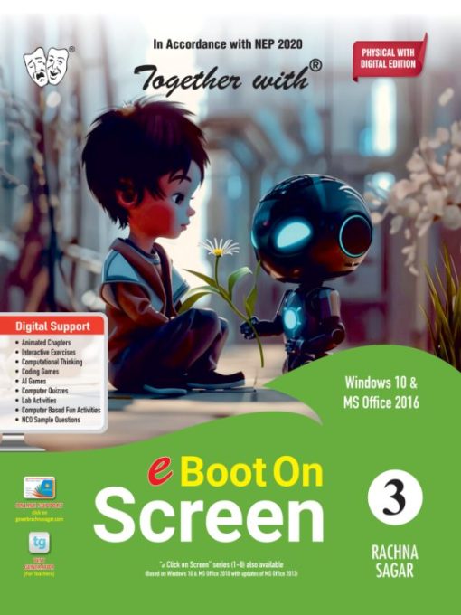 Rachna Sagar Together With e Boot On Screen Windows 10 & Microsoft Office 2016 for Class 3 ...